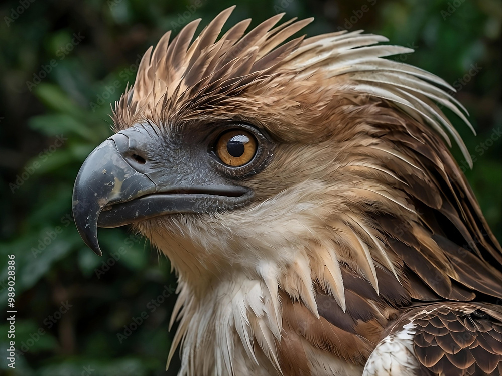Philippine Eagle (Pithecophaga jefferyi) – One of the largest and ...