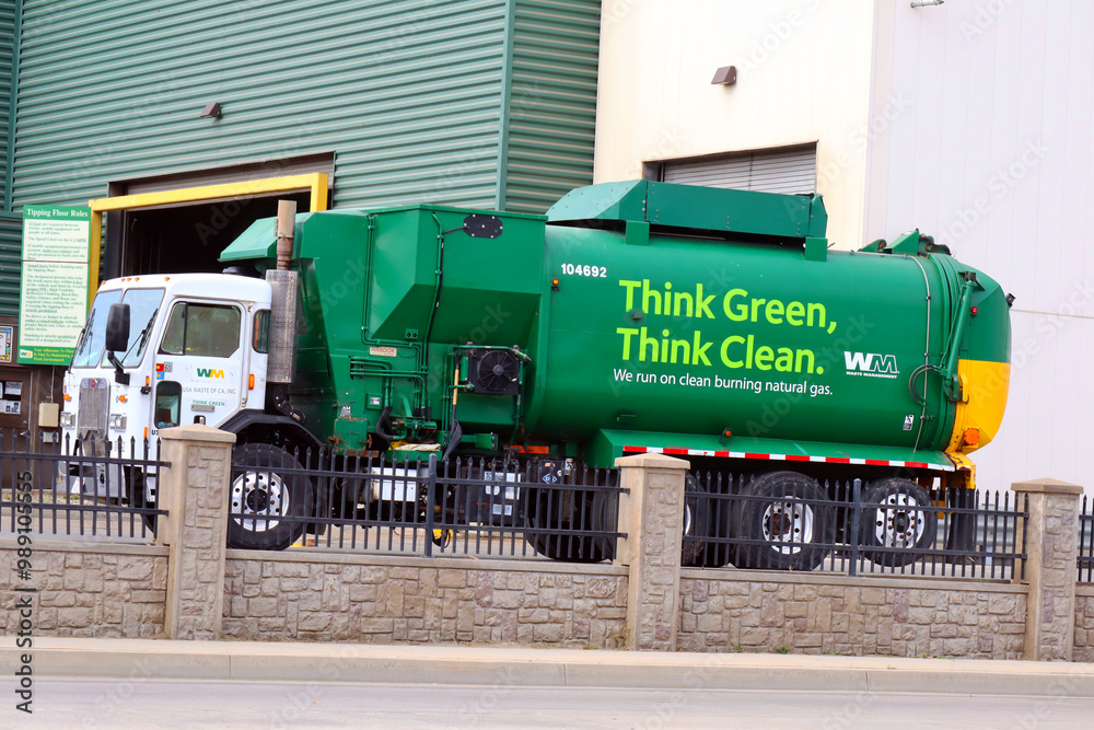 Irwindale (LA County), California – June 17, 2024: WM Waste Management ...