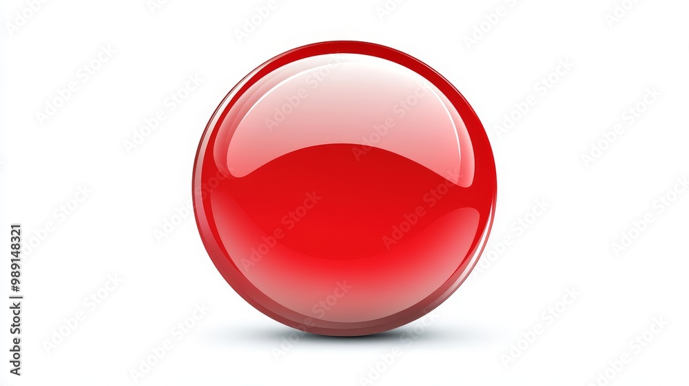 Vector red circle icon. Eps10 is a graphic design element representing ...