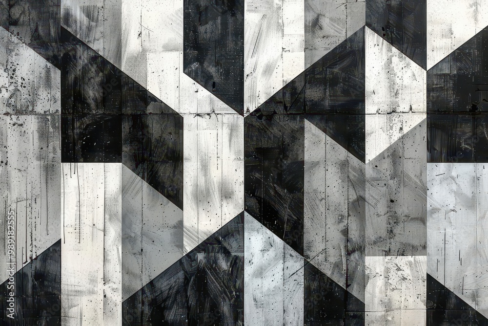 Tribal Aztec pattern with a neutral color palette of black, white, and ...