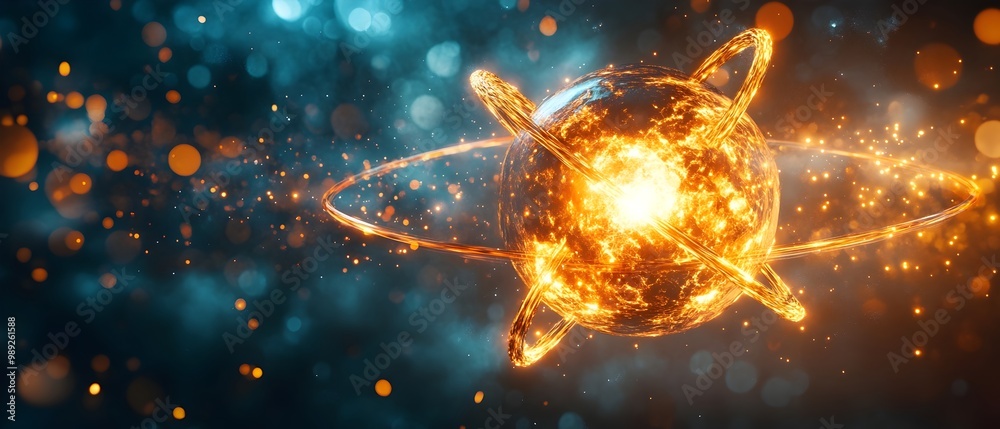 photographic depiction of the nuclear fission process showcasing the ...