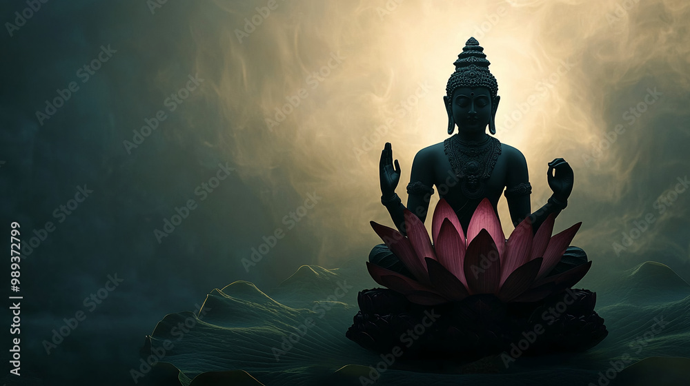 Hindu God or lord Brahma the creator of the universe and all life the ...