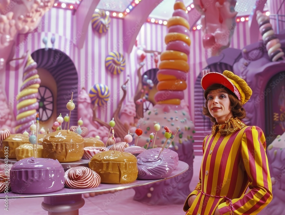 Candy Factory Extravaganza at Charlie's Factory Stock Photo | Adobe Stock