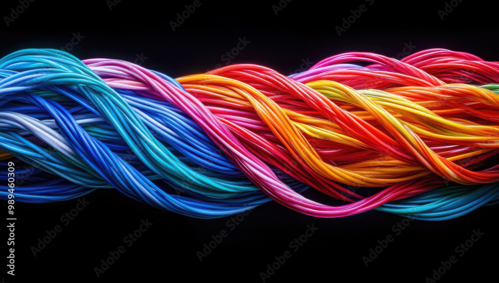 Intertwined Threads of Innovation: A Symphony of Color in the Digital ...