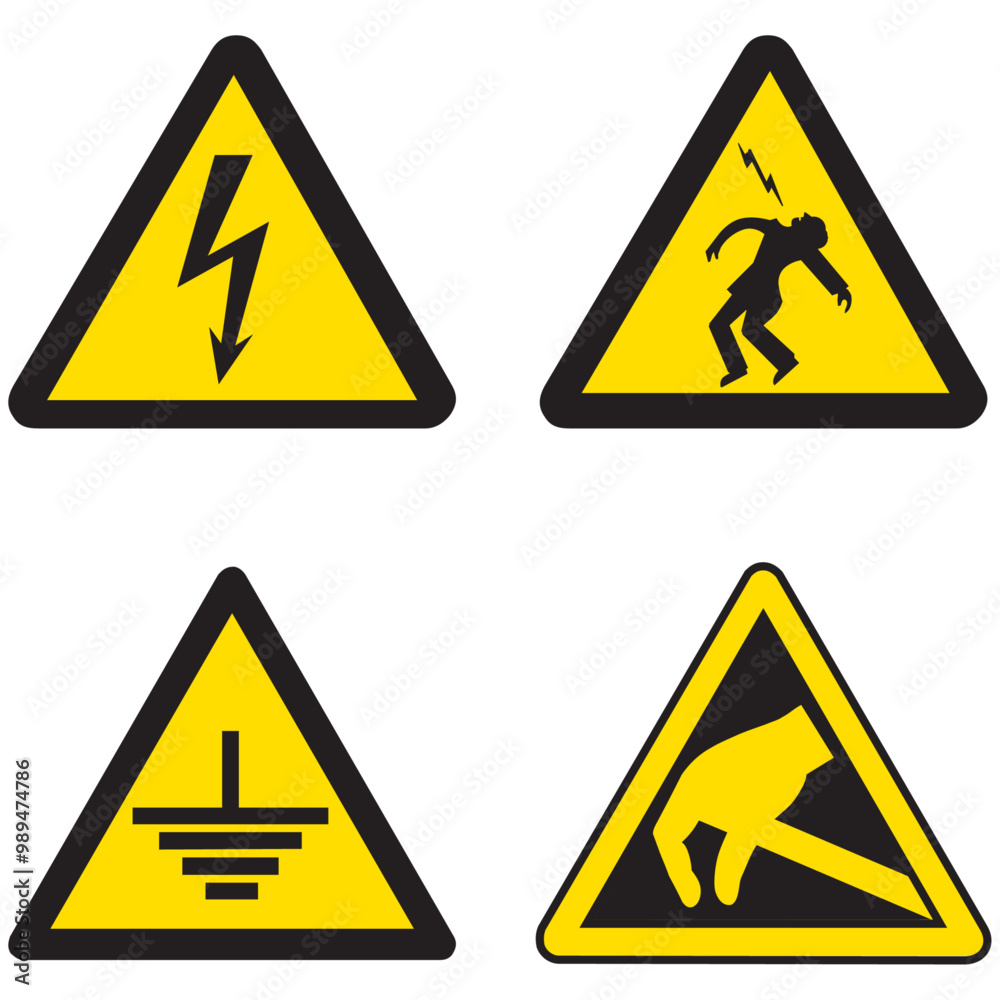 sa001, sa002, sa003, sa004, riesgo eléctrico, toma de tierra, peligro ...