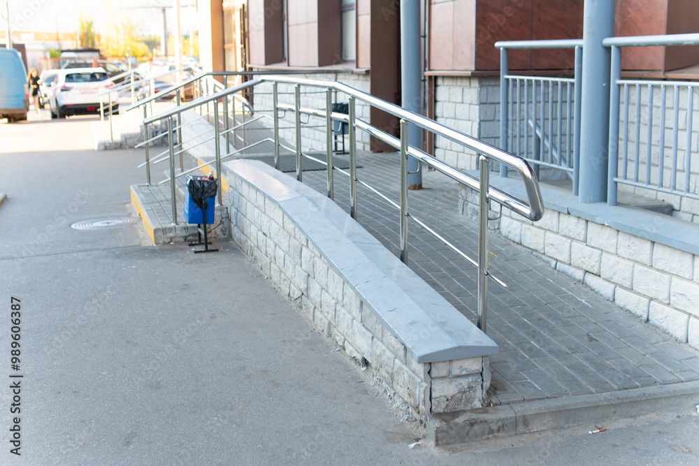 wheelchair disabled ramp outdoor disability access entrance ...