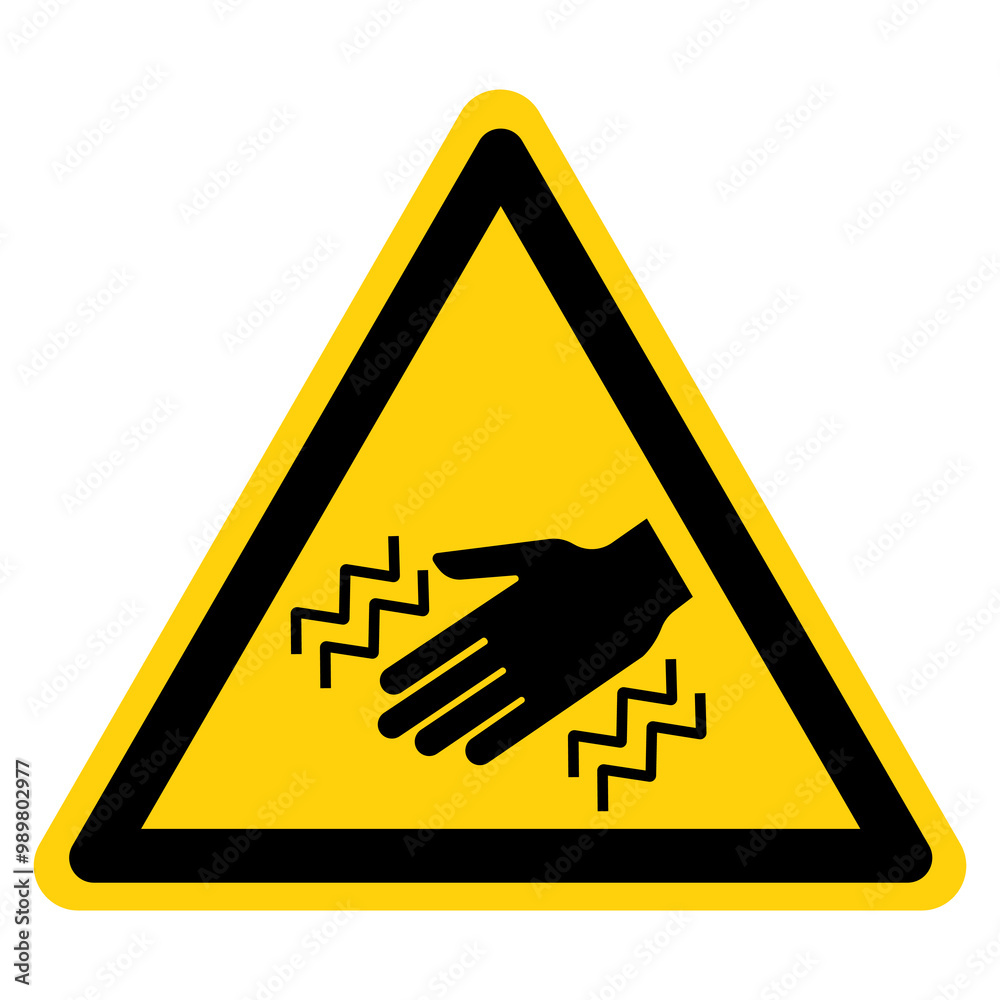 High Vibration Risk Symbol Sign,Vector Illustration, Isolated On White ...