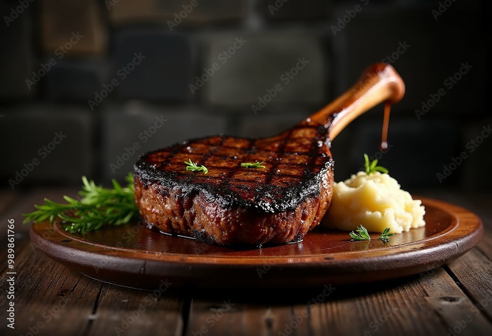 Experience the Power of a Tomahawk Steak: Grilled Over an Open Flame ...