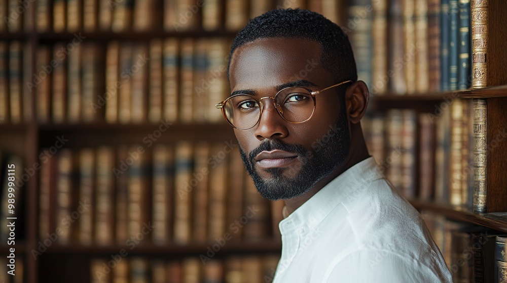 Foto de professional portrait of a handsome black african american man ...