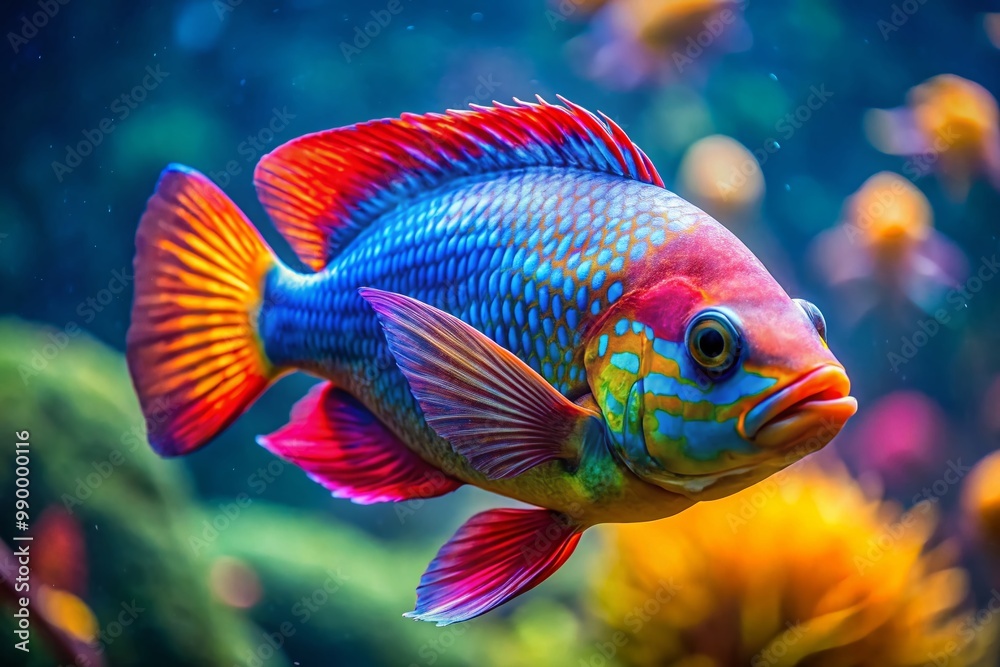 Unusual and Unique Ugly Fish Face with Textured Skin and Distinctive ...