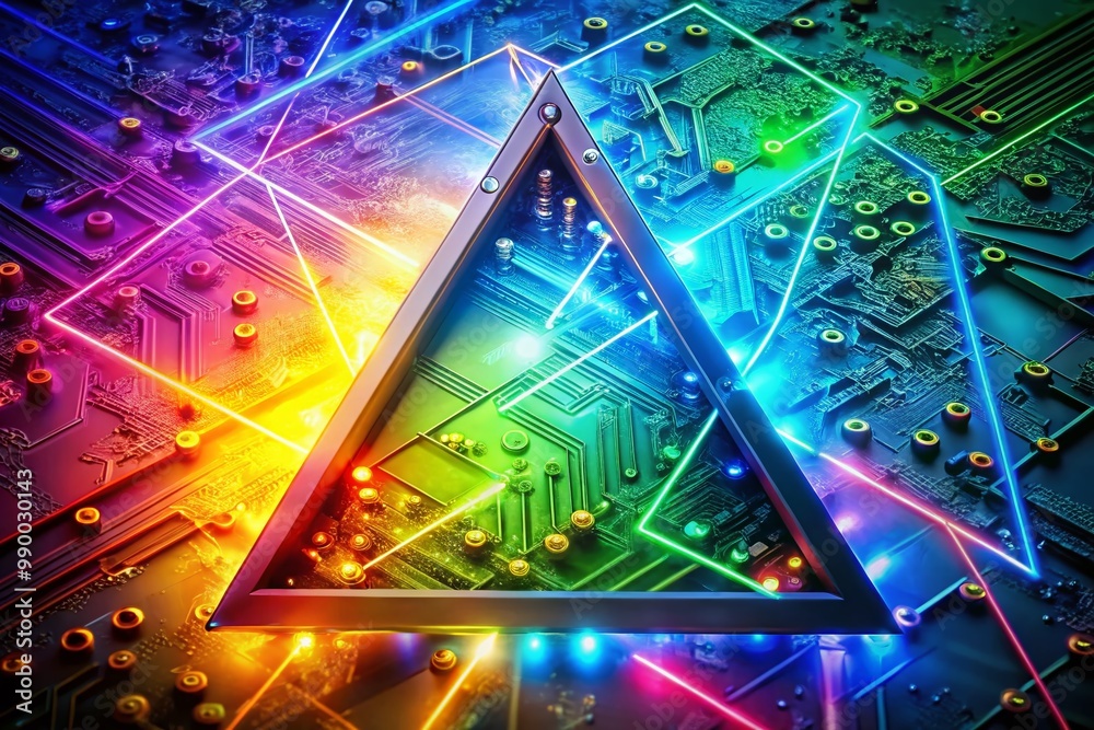 Visual Representation of Ohm's Law Triangle for Electrical Engineering ...
