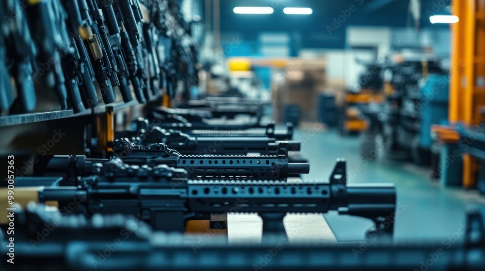 Non-lethal weapon manufacturing facility, where tools for crowd control ...