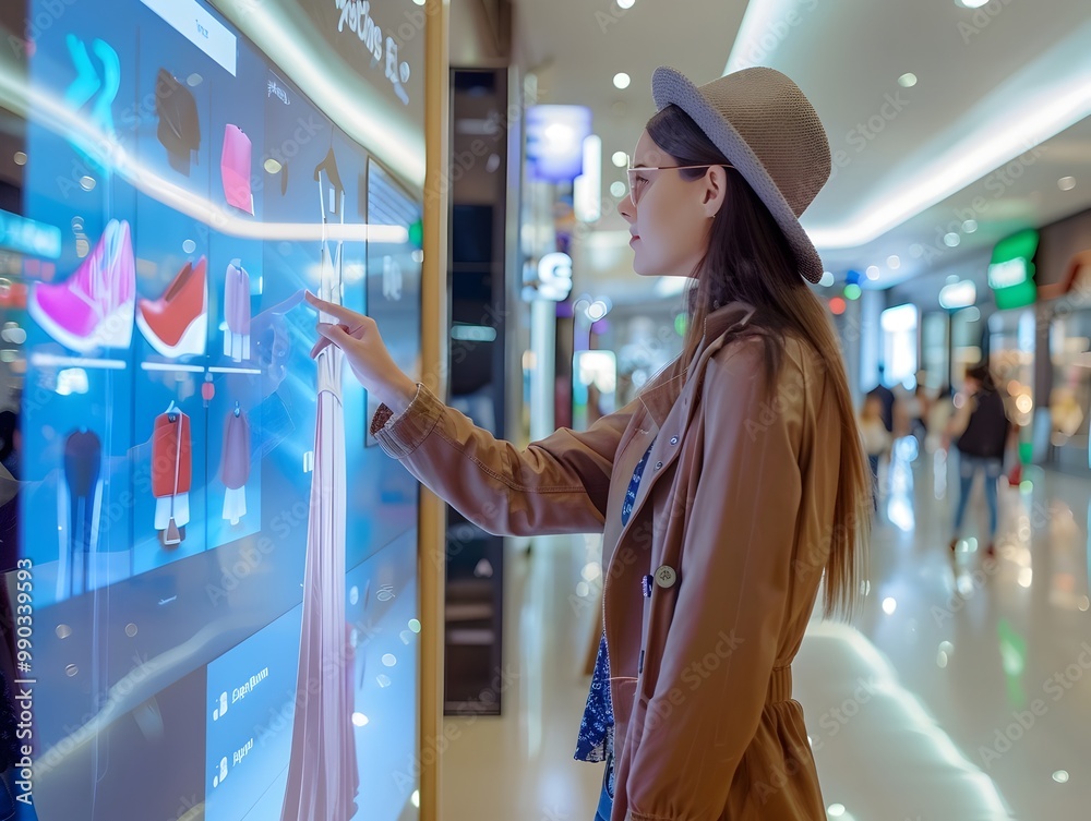 Interactive Digital Billboard in Mall Allows Shoppers to Virtually Try ...