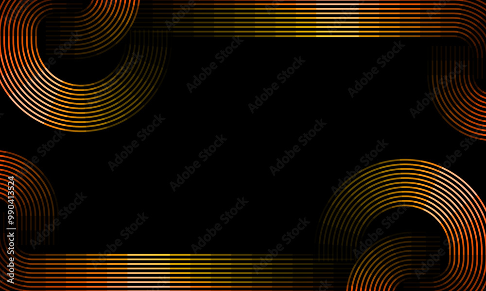 gradient frames background, banner template. colorful lines circuit ...