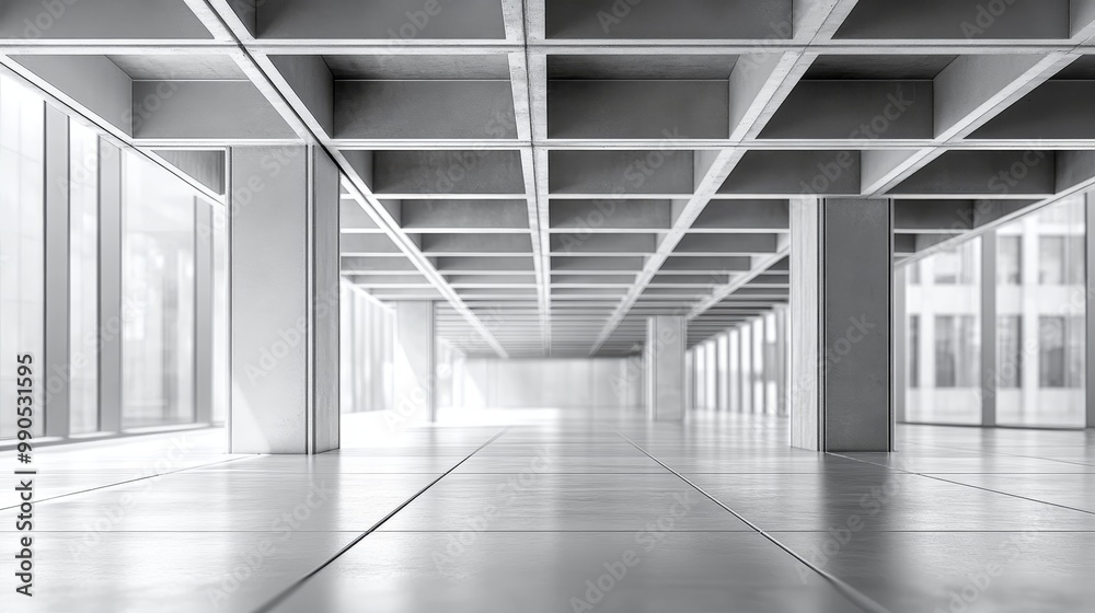 Suspended ceiling framework of metal profiles, indoor construction ...