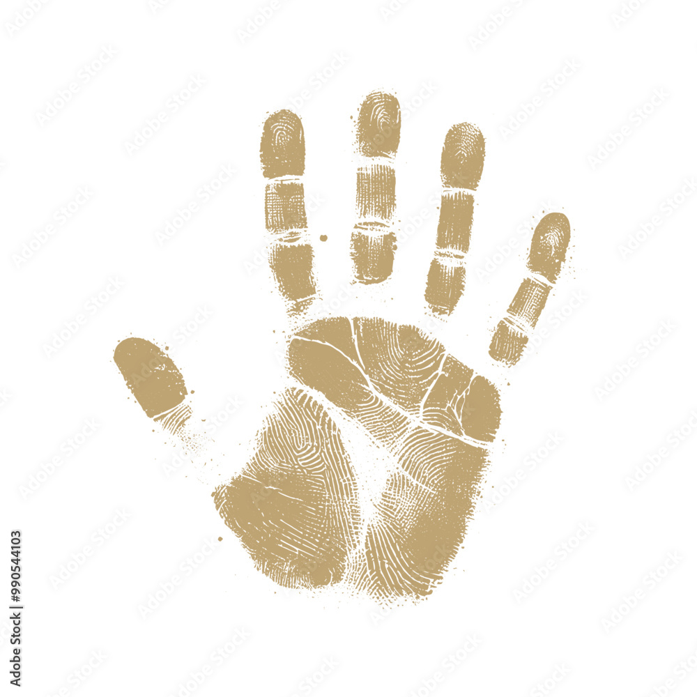 human handprint vector , The handprint should look realistic vector ...