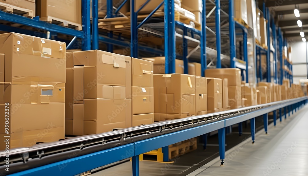 Efficient automated package sorting system transforming warehouse ...