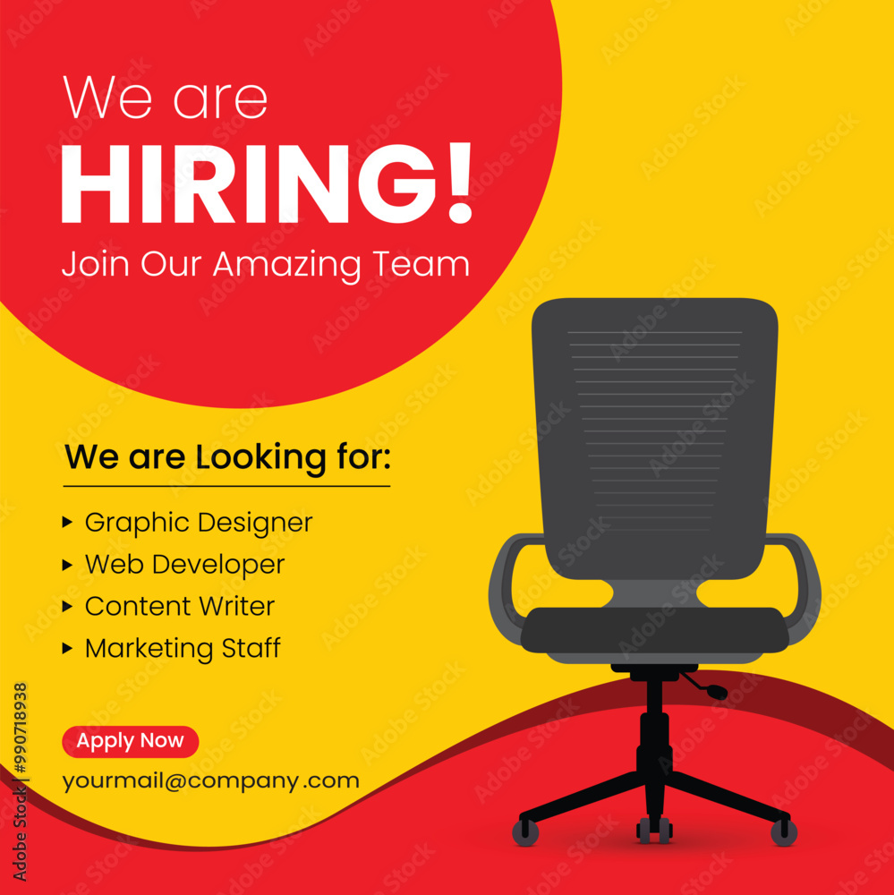 advertisement, announcement, apply now, career, company, corporate ...