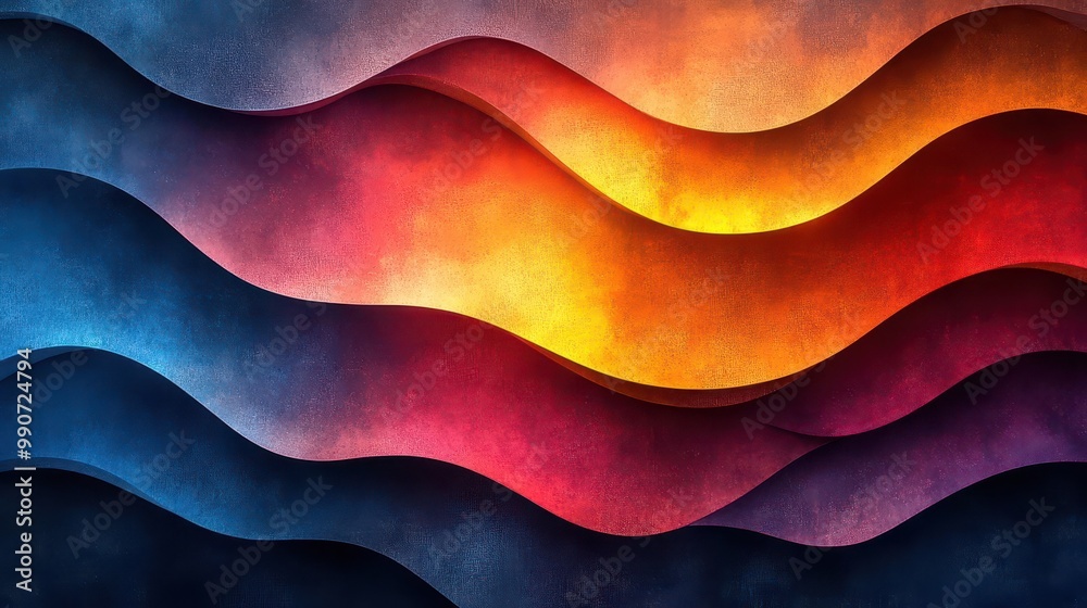 abstract geometric pattern with overlapping shapes vibrant color ...