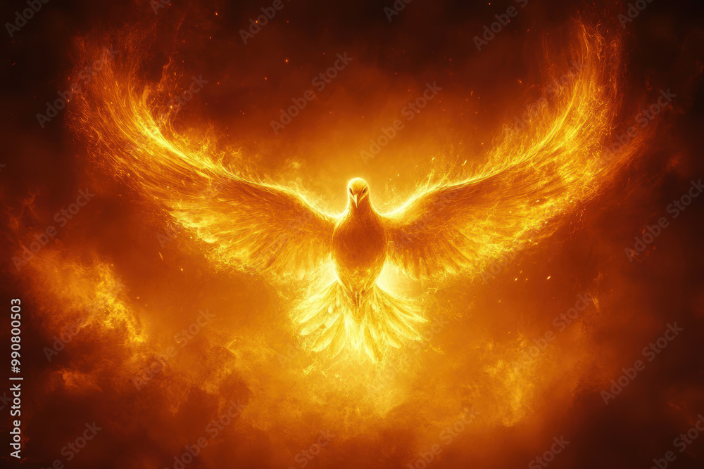 Graphic and biblical representation of the Holy Spirit in the form of a ...