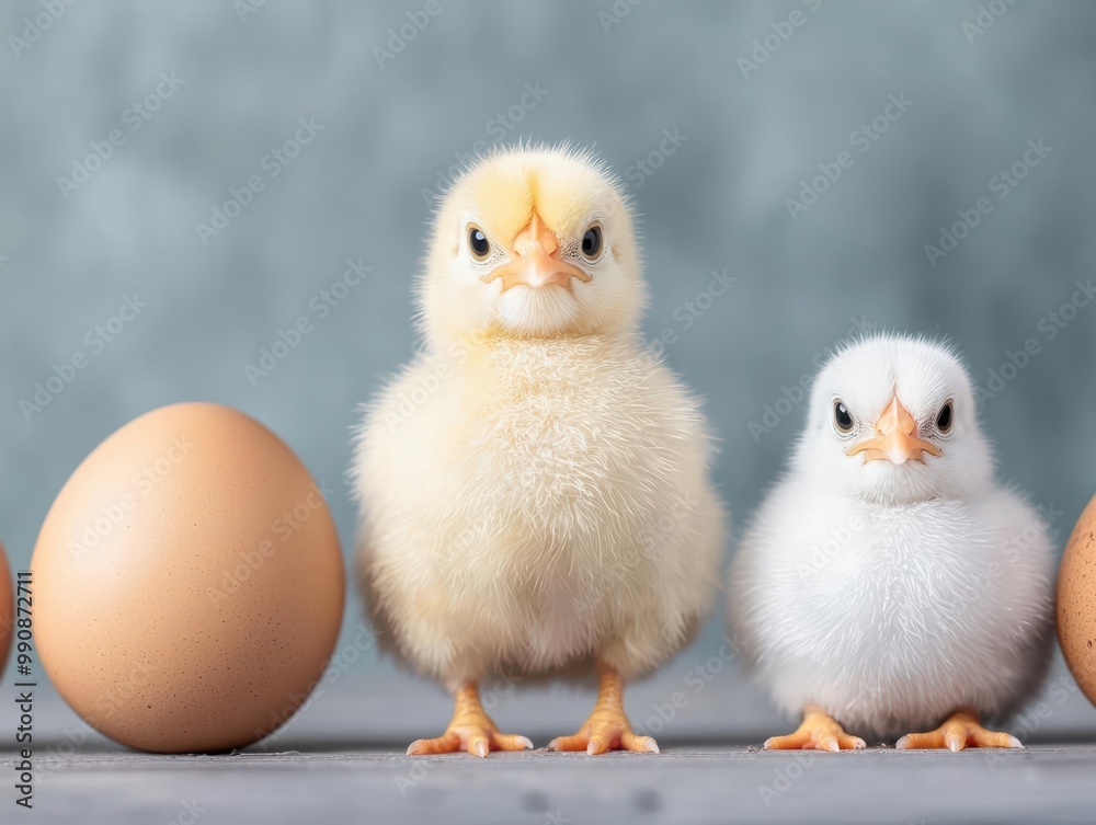 Time-lapse style image showing the process of a chick developing from ...