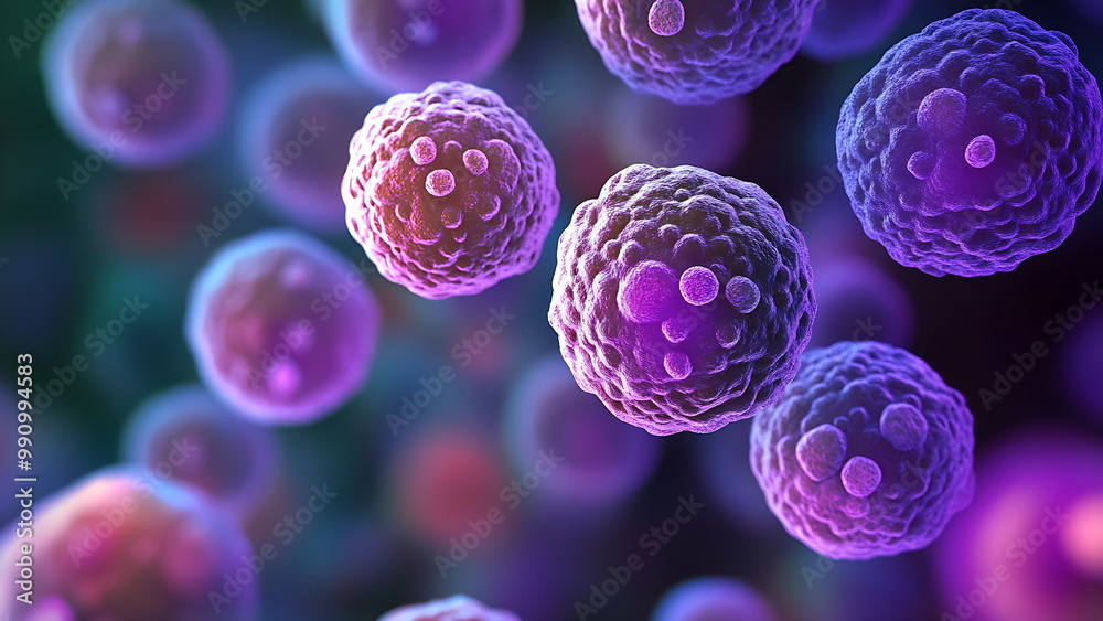 Staphylococcus aureus, Cluster of spherical bacteria magnified under a ...