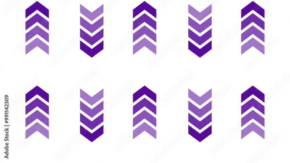 Arrow animation of blinking road sign. left to right or up to down ...