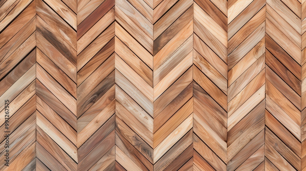 Herringbone Elegance, a classic wood design featuring a herringbone ...