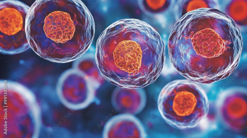 A conceptual diagram of stem cells differentiating into various cell ...
