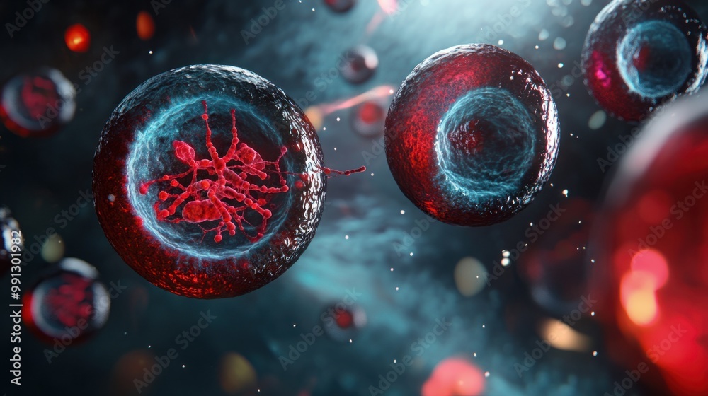 A conceptual diagram of stem cells differentiating into various cell ...