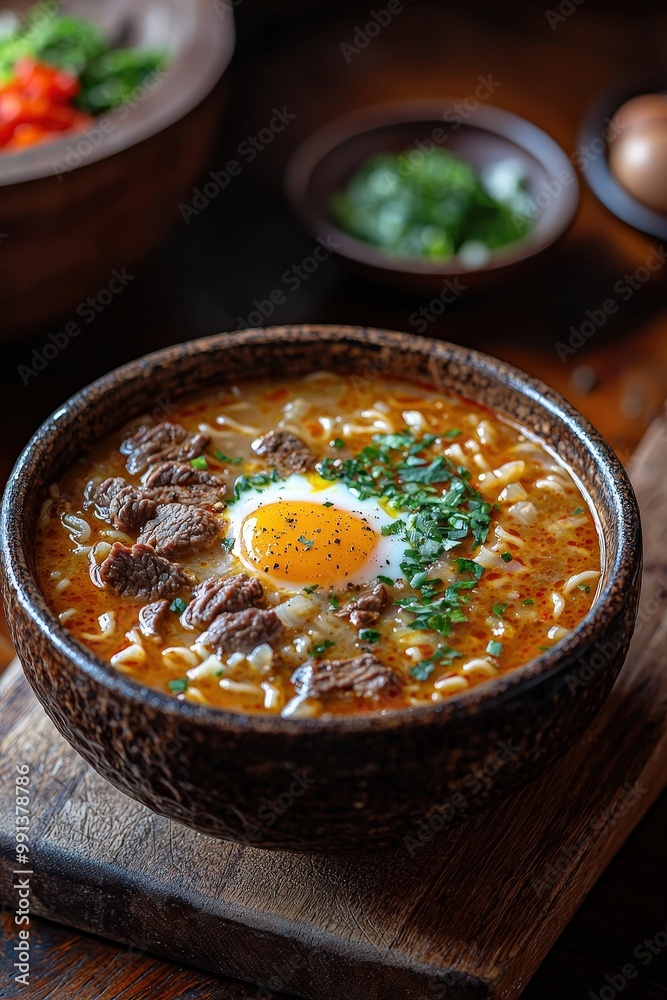 Sopa Criolla - A Peruvian soup with beef, noodles, milk, aji panca, and ...