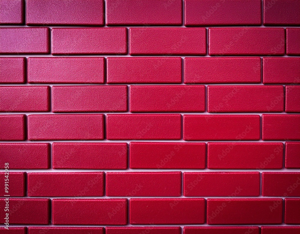 Smooth layout of crimson brick surface for background applications ...