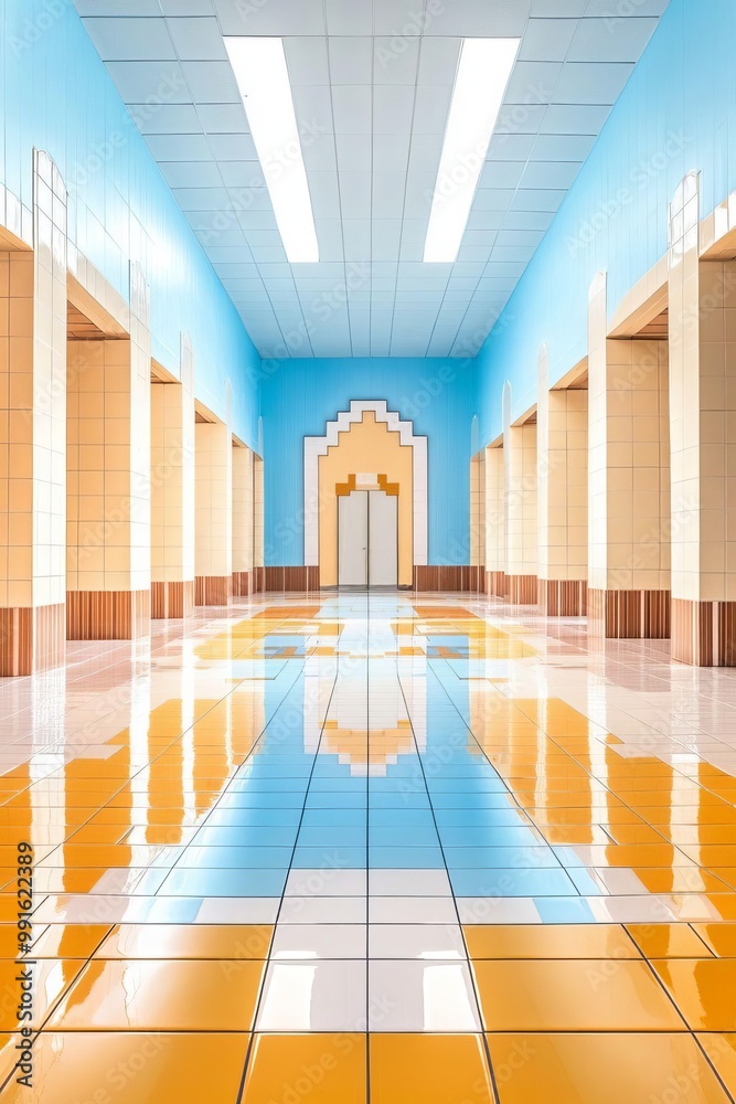 8Bit Floor Design Creating a Retro Game World Illusion in a Wide Open ...