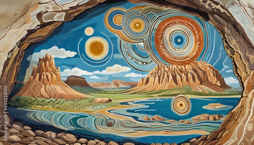 Ancient Indigenous Rock Art in Kakadu National Park Revealing Spiritual ...