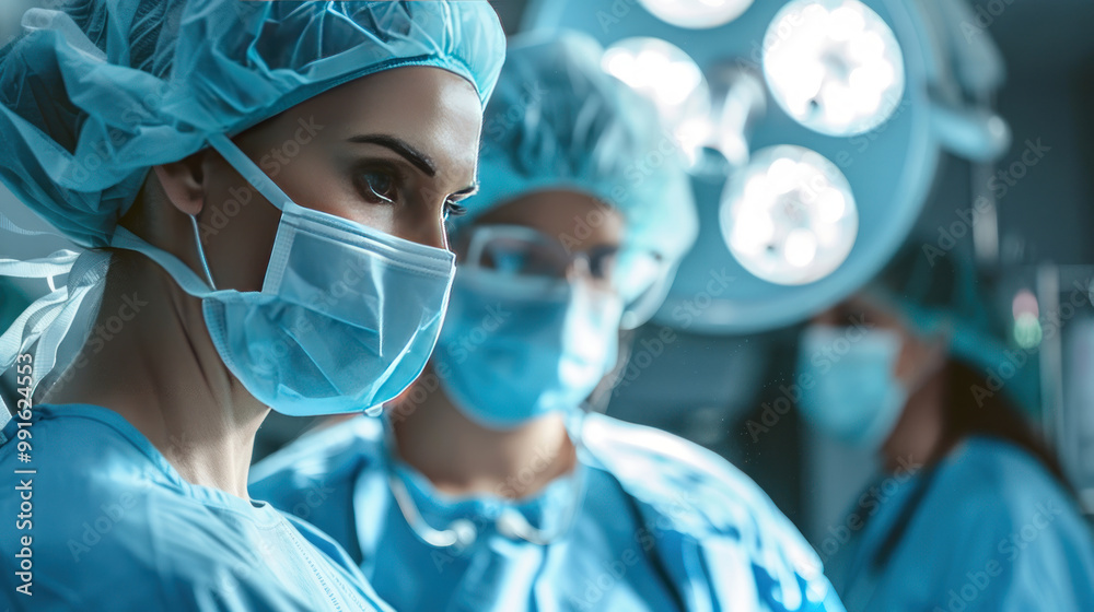 A surgeon and nurse who communicate telepathically, ensuring perfect ...