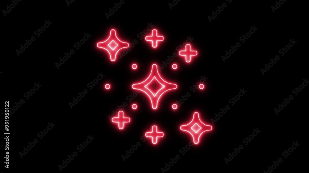 Stars Free Icon. Illustration of Multiple Stars in Different Sizes ...