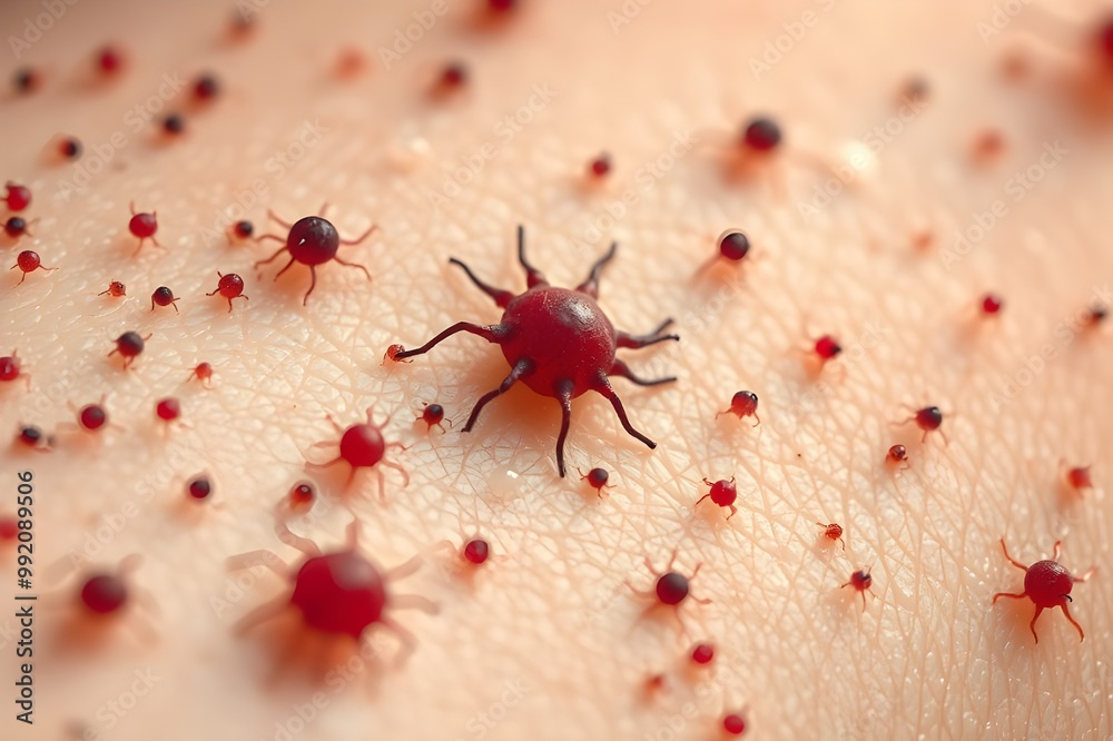 Dive into the fascinating world of skin bacteria and fungi as viewed ...