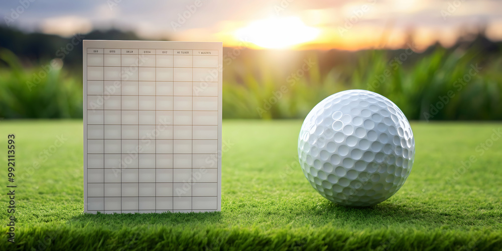 Golf scorecard template with blank spaces for player names and scores ...