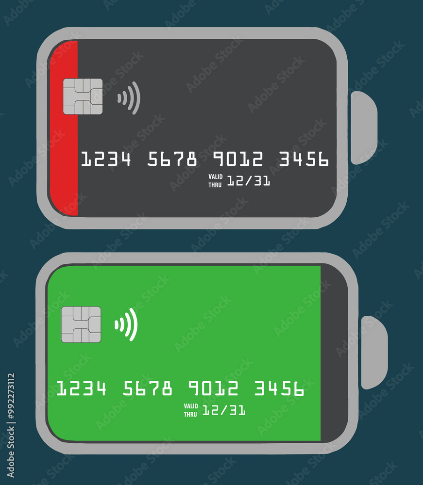 Pre-paid, rechargeable credit or debit cards are seen looking like ...