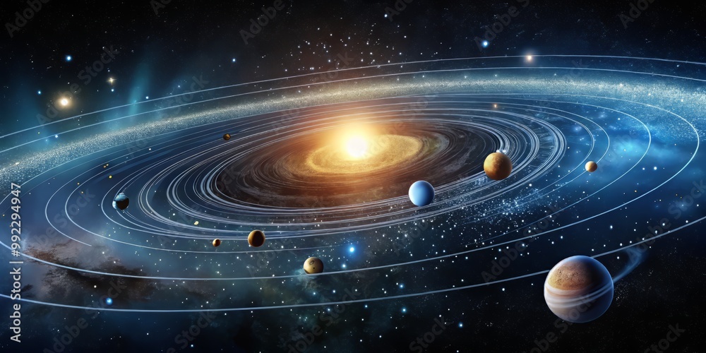 Detailed Diagram of the Kuiper Belt and Oort Cloud, showcasing the vast ...