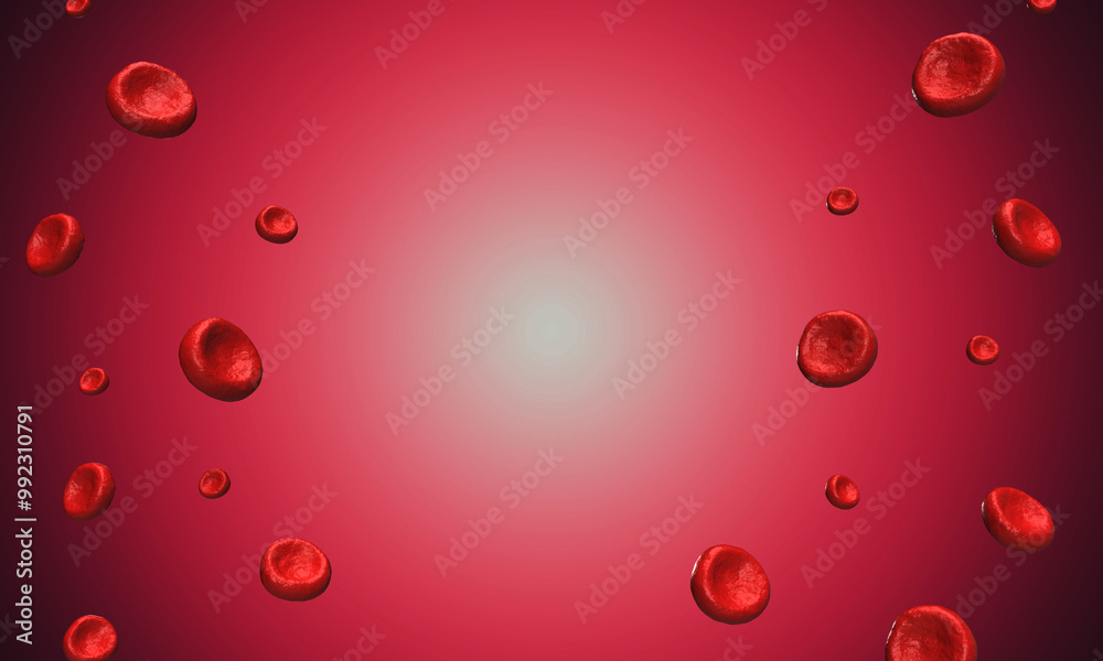 Blood cell red pink color biology science microbiology disease artery ...