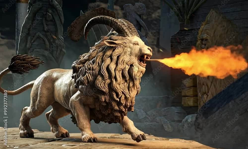 Chimera (Greek mythology) A monster with the body of a lion, was known ...