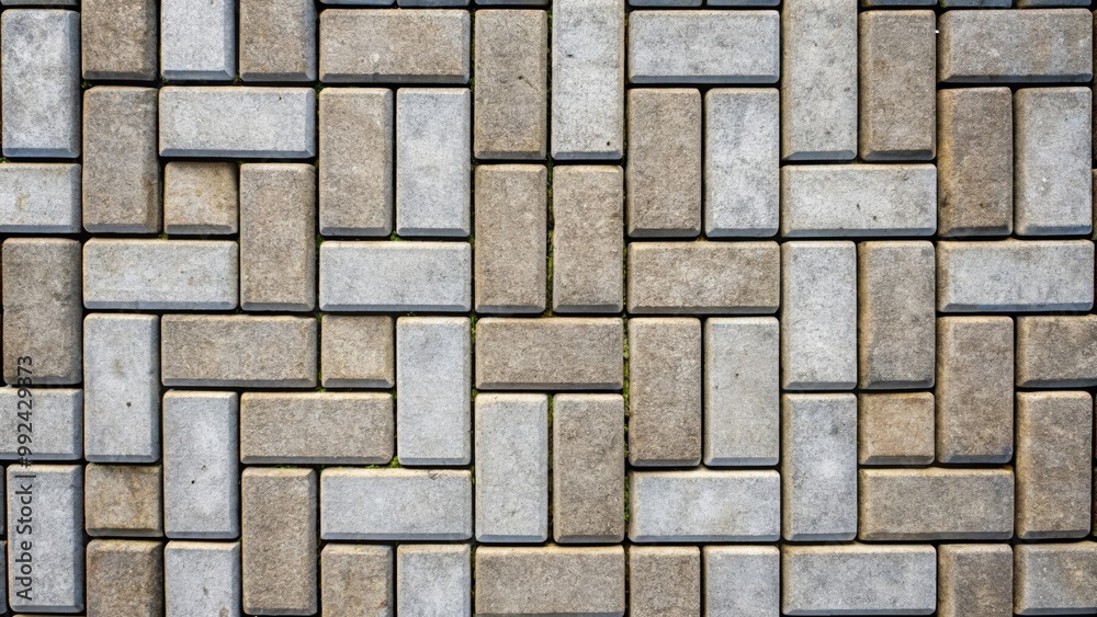 Floor pattern created from interlocking stone slabs , flooring, stone ...