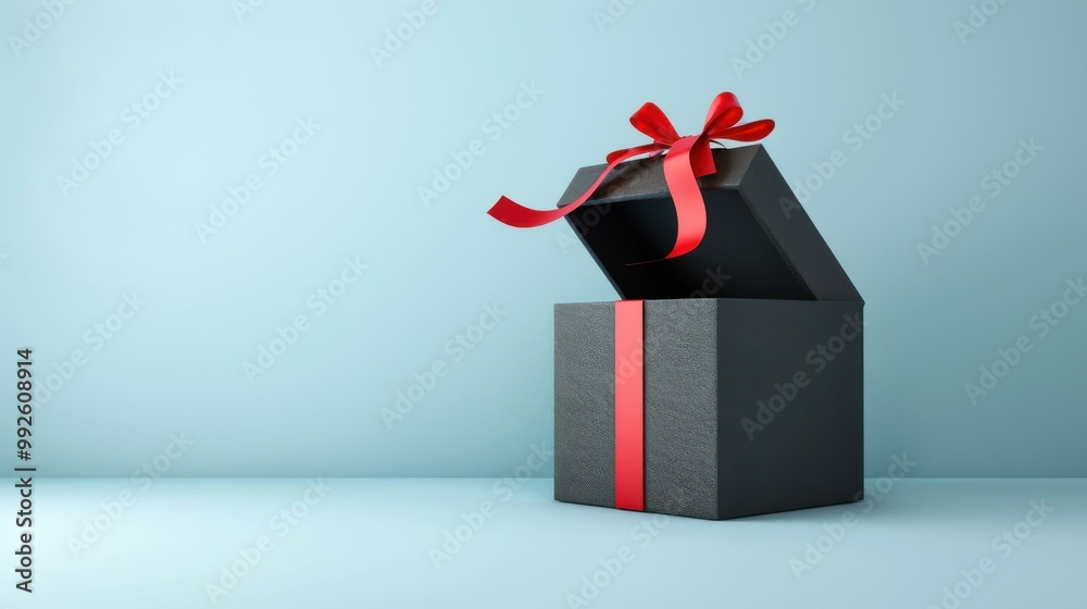 Delight in the surprise of open gift boxes bursting with creativity ...