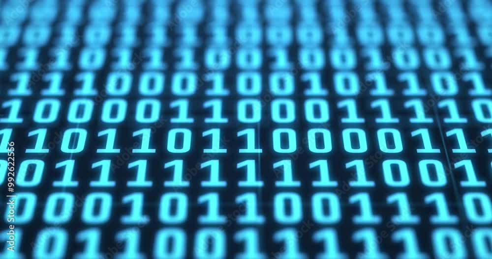 Hacking Pattern And Coding With Data Transfer On Digital For Binary Code Programming Security