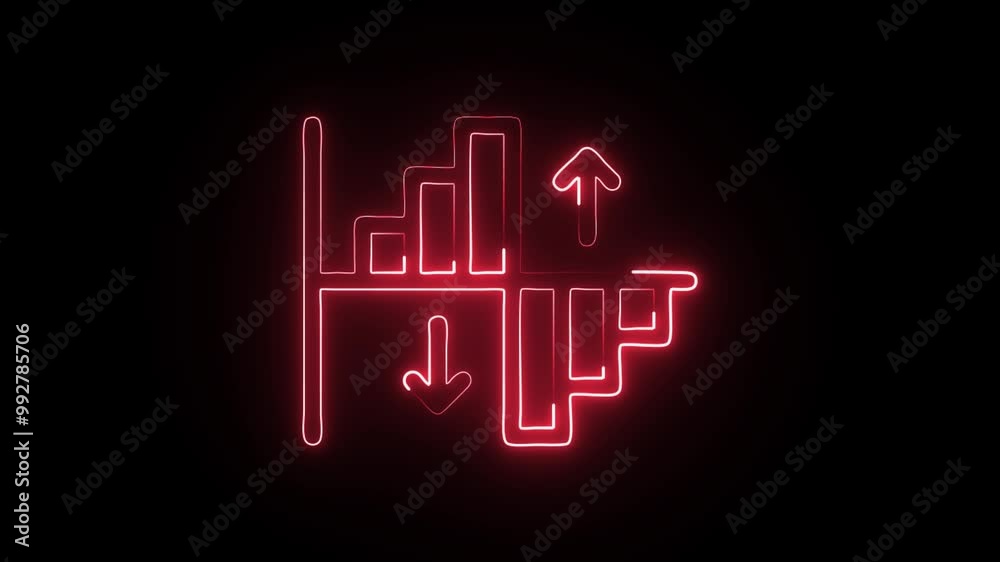 Bar Chart Free Animated Icon. Dynamic Representation of Data ...