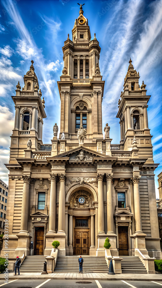 Ornate Masonic Temple in Philadelphia with intricate architectural ...
