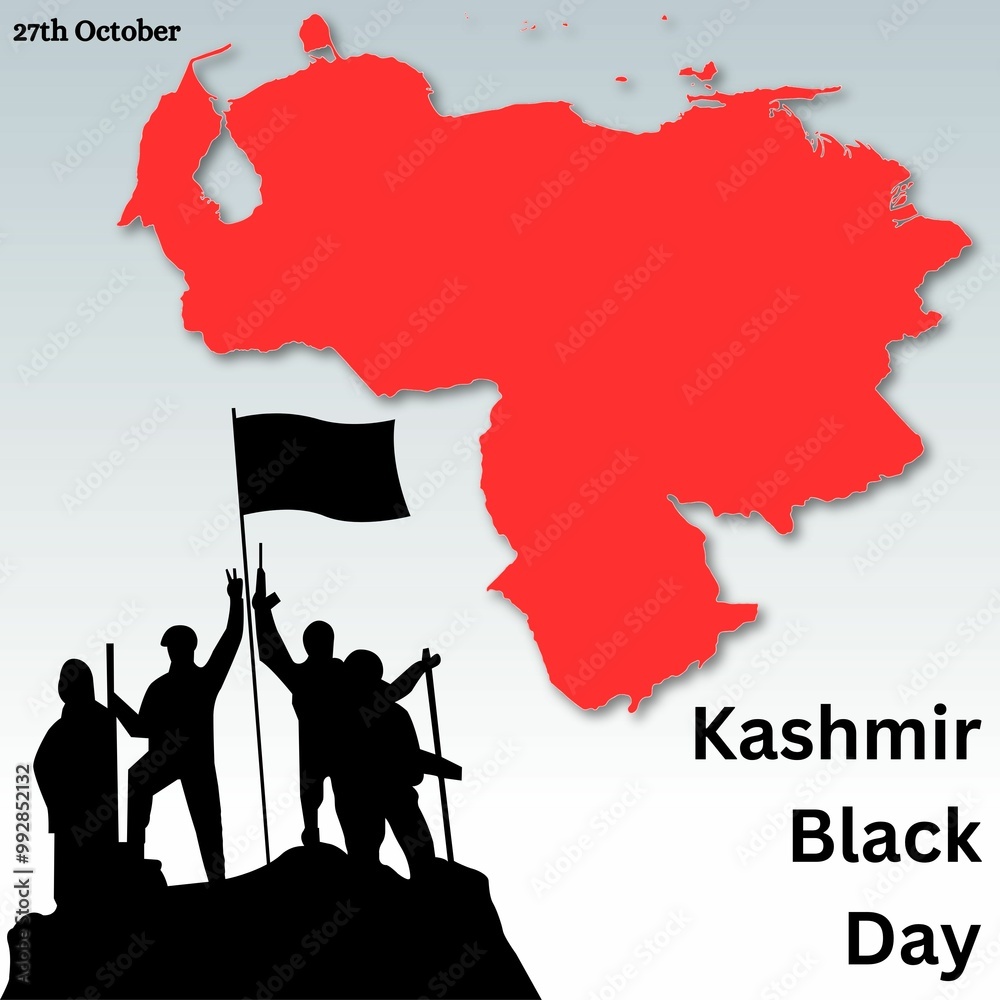 Kashmir Black Day 27th October poster banner social media post ...