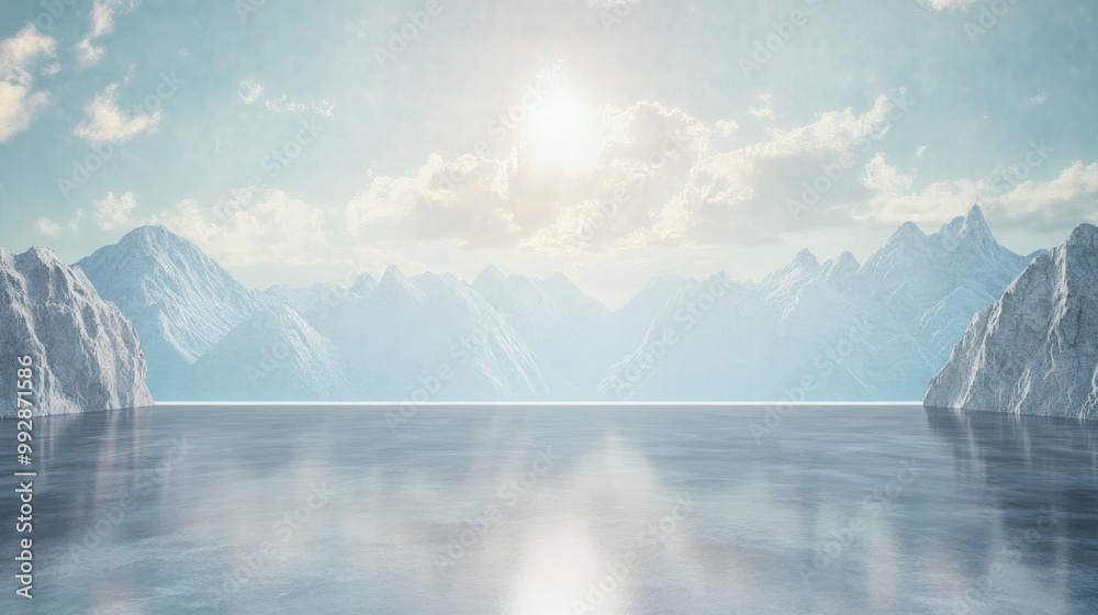 Panoramic backdrop template ideal for banners advertisements posters ...