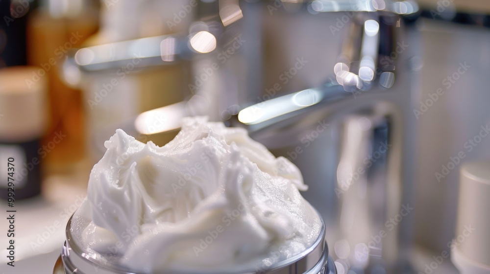 Shaving Cream Dispenser: A compact and efficient container for warm ...